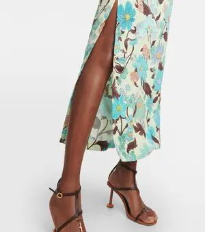 Stella McCartney Caped Maxi Dress - Multicoloured