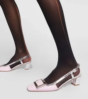 ROGER VIVIER Belle Vivier Slingback Pumps - Pink