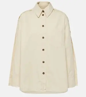 Victoria Beckham Oversized Cotton Shirt
