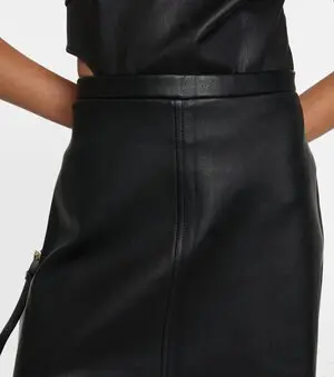 Stouls Lucie Leather Skirt