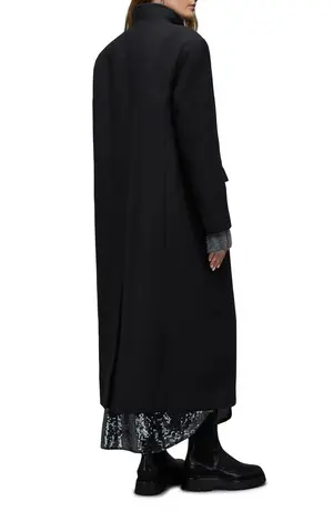 ALLSAINTS James Wool Blend Longline Coat