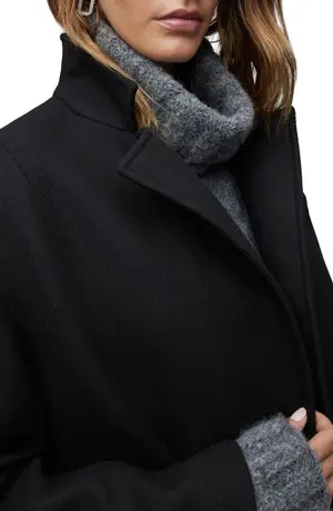 ALLSAINTS James Wool Blend Longline Coat