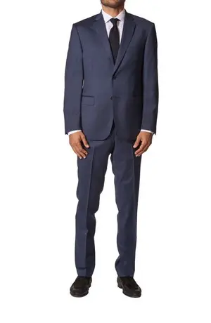 Jb Britches Sartorial Classic Fit Stretch Wool Suit - Navy