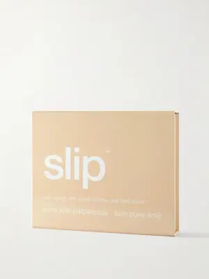 Slip Set Of Two Embroidered Slipsilk™ Queen Pillowcases