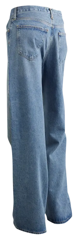 AGOLDE Low Slung Puddle Jeans - Blue