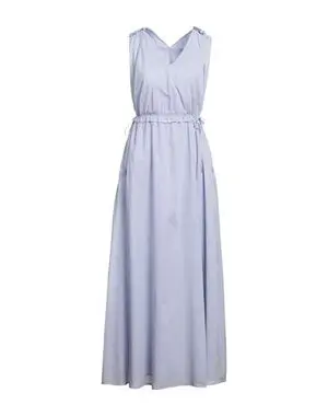 Peserico Flared Maxi Dress - Purple