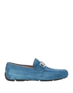 FERRAGAMO Loafers In Calfskin - Blue