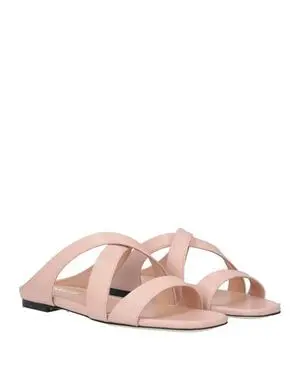 POLLINI Leather Flat Sandals