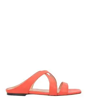 POLLINI Leather Flat Sandals