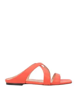 POLLINI Leather Flat Sandals
