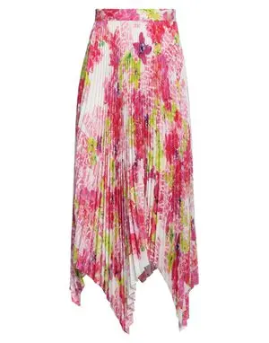 Versace Pleated Midi Skirt - Pink