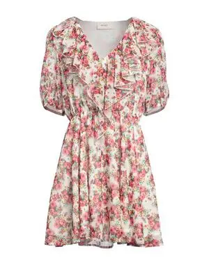 VICOLO Floral Print Mini Dress