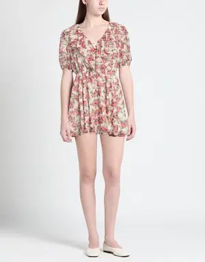 VICOLO Floral Print Mini Dress