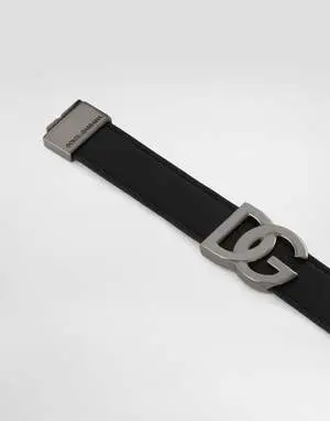 Dolce & Gabbana Calfskin Bracelet With Dg Logo