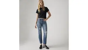 LEVI'S Wedgie Straight Ankle Jeans