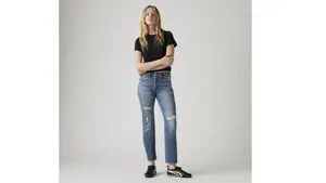 LEVI'S Wedgie Straight Ankle Jeans