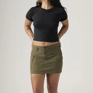 LEVI'S 94 Cargo Mini Skirt - Olive
