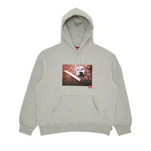 Supreme Mf Doom Hooded Sweatshirt - Grey