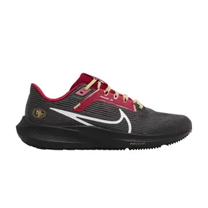 Nike Nfl X Air Zoom Pegasus 40 'san Francisco 49ers' Sneakers - Black