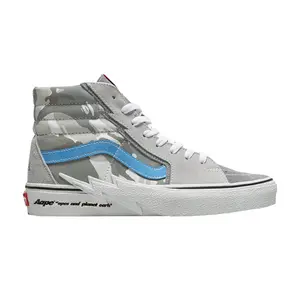 VANS Aape X Sk8-hi Bolt Camo Sneakers - Grey