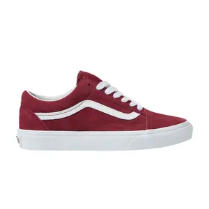 VANS Old Skool Pig Suede Sneakers - Red