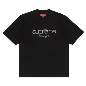 Supreme Classic Logo Short-sleeve Top - Black