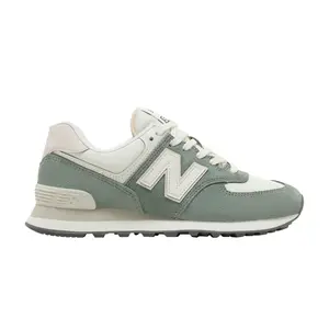 NEW BALANCE 574 Lace Up Sneakers - Green