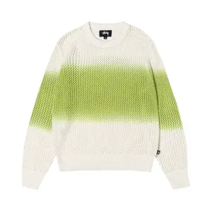 StÜssy Pigment Dyed Loose Gauge Sweater - Green