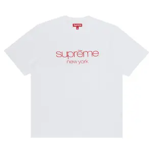 Supreme Classic Logo Short-sleeve Top - White