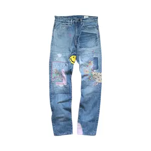 Kapital Gypsy Patch Remake Okabilly 14oz 5 Pocket Denim - Blue