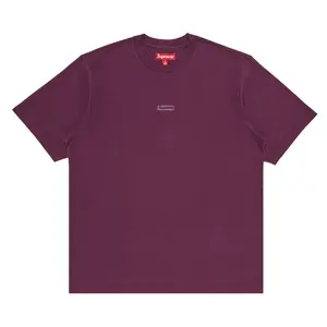 Supreme High Density Small Box Short-sleeve Top 'plum - Purple