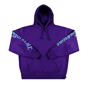 Supreme Multi Logo Hooded Sweatshirt - Purple