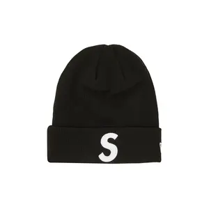 Supreme X New Era S Logo Beanie - Black