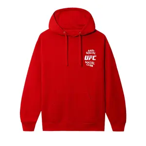 ANTI SOCIAL SOCIAL CLUB X Ufc Self Titled Hoodie - Red