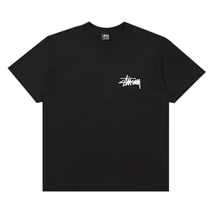StÜssy Old Phone Pigment Dyed T-shirt - Black