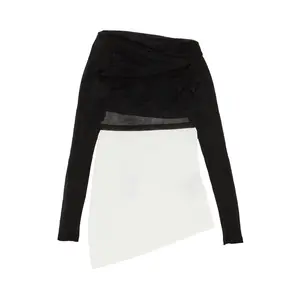 MAISON MARGIELA Sheer Rib Jersey Top