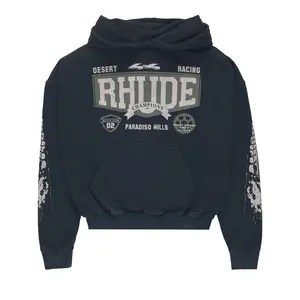 Rhude 4x4 Hoodie - Black