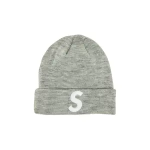 Supreme X New Era S Logo Beanie - Grey