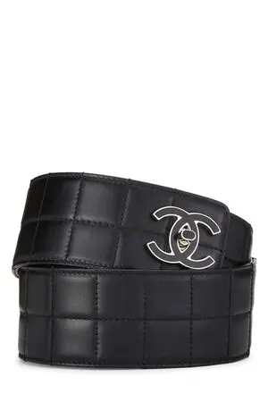 Chanel Quilted Leather Waist Belt - Black
