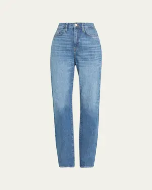 TRIARCHY Ms. V-high Rise Straight-leg Jeans