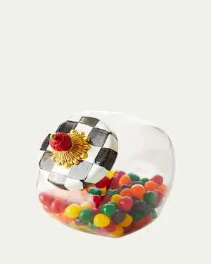 MACKENZIE-CHILDS Sweets Jar With Courtly Check Lid - One-color