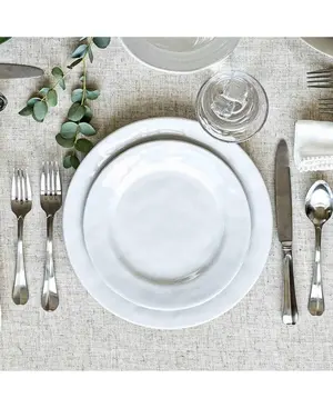 JULISKA Puro Dinner Plate - Whitewash