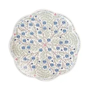 JULISKA Villa Seville Scalloped Dessert/salad Plate - Chambray