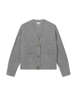 REISS Juni Dropped Shoulder Cardigan