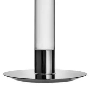 ORREFORS Lumiere Candlestick Holder, Medium - Silver