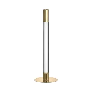 ORREFORS Lumiere Candlestick Holder, Large - Gold
