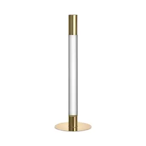 ORREFORS Lumiere Candlestick Holder, Large - Gold