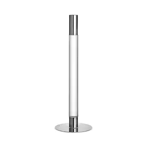 ORREFORS Lumiere Candlestick Holder, Large - Silver