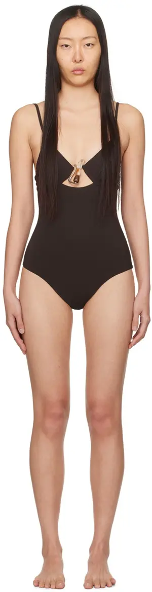 Christopher Esber Christopher Esber Nebular Swimsuit - Cacao