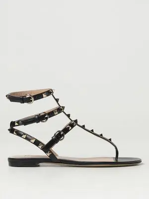 Valentino Garavani Rockstud Sandals In Nappa With All-over Studs